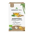 Miracle Tree Organic Moringa Tea, Ginger, 25 Enveloped Tea Bags ...