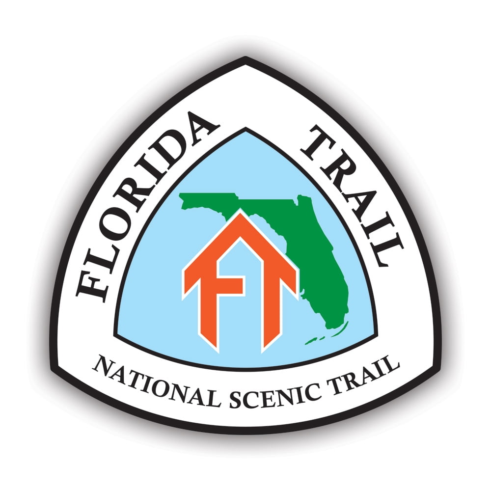 Florida Trail National Scenic Sign Sticker Decal - Self Adhesive Vinyl ...