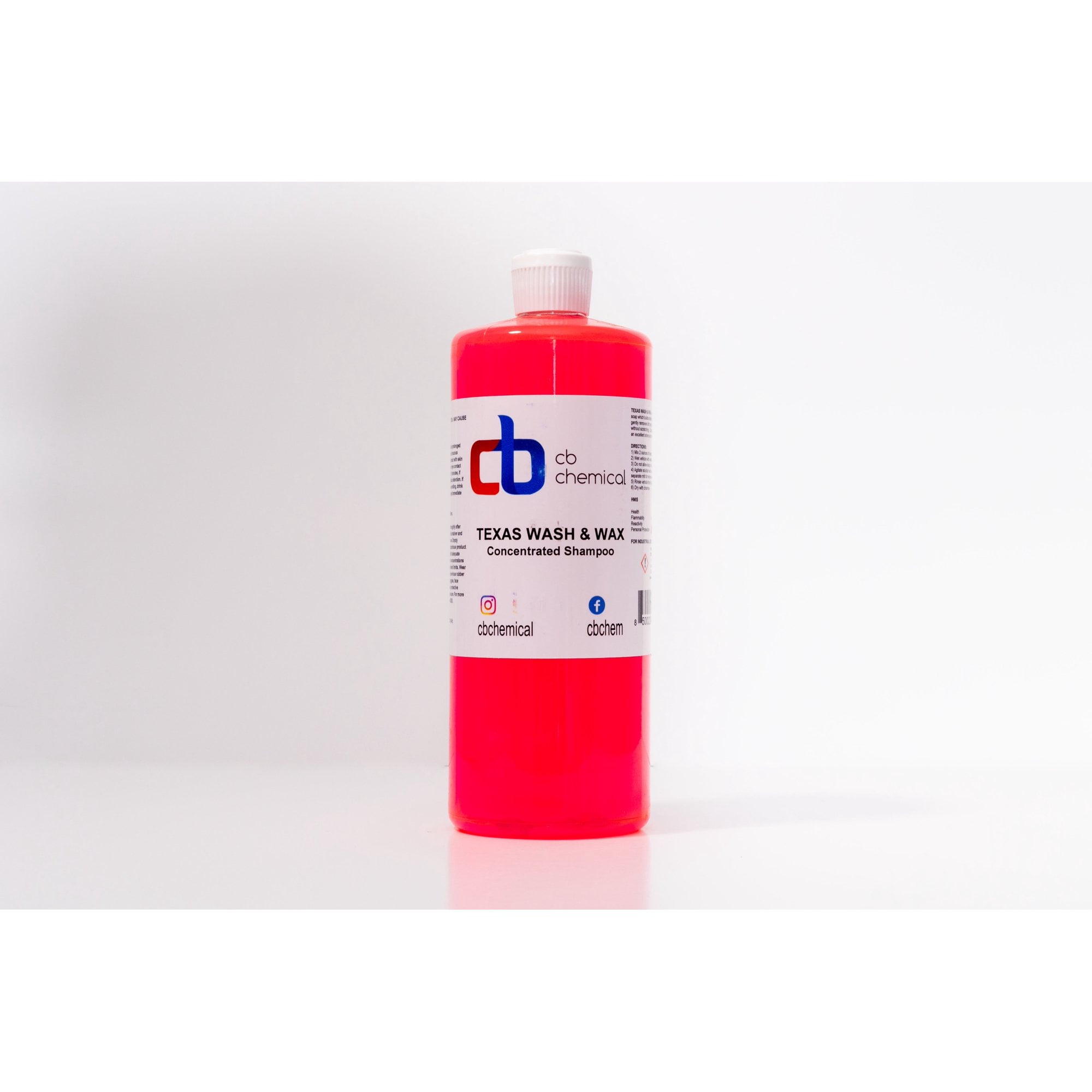 CB Chemical Texas Wash & Wax Concentrated Shampoo, Foaming Car Wash ...