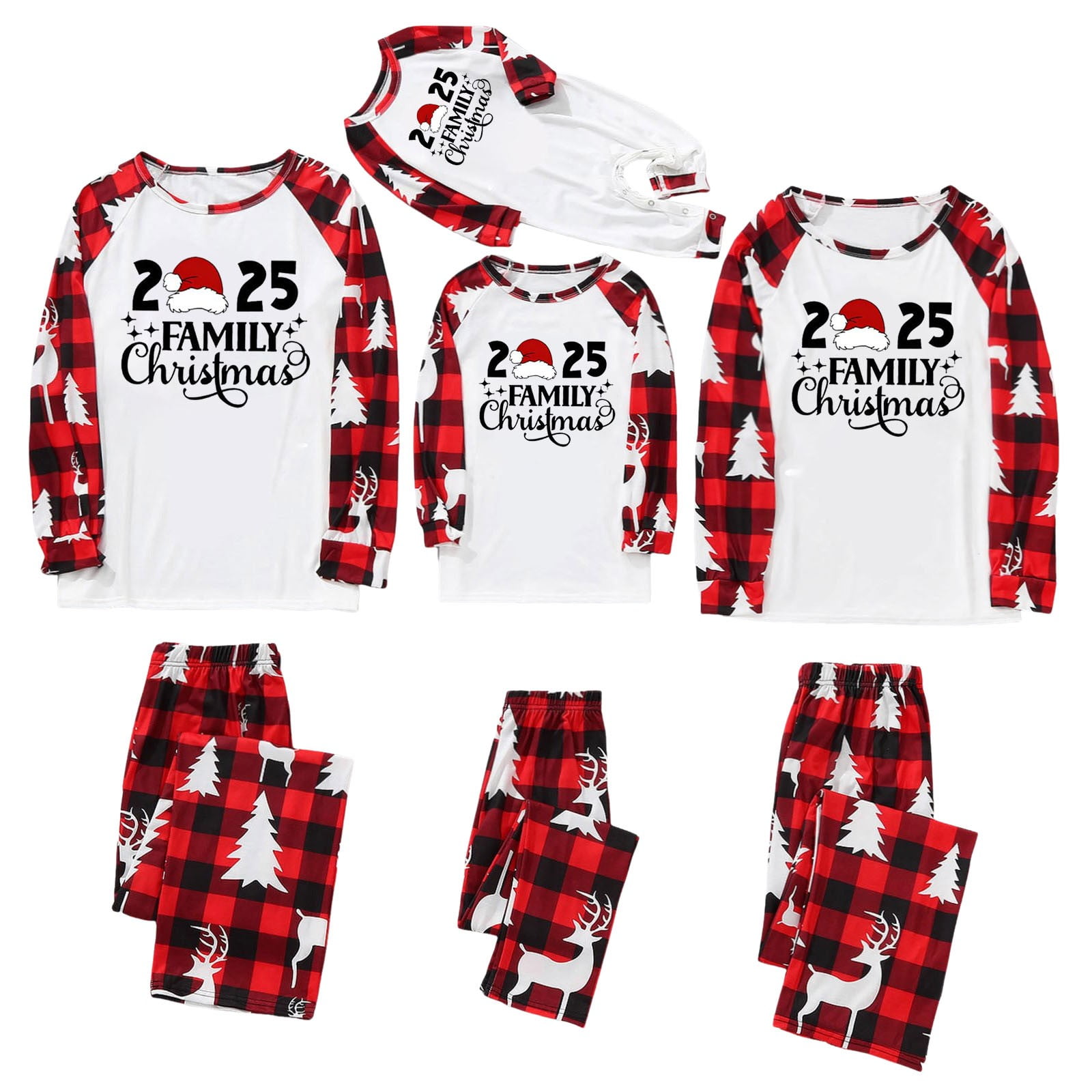 Click here for Zhanying Family Christmas Pajamas Matching Sets Fu... prices