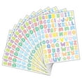 10 Sheets Custom Stickers Cursive Bulletin Board Letters Cartoon ...