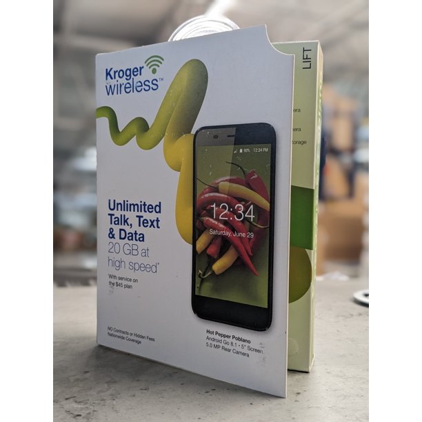 Kroger Wireless Hot Pepper Poblano VLE5 A80C Android Smart Phone ...