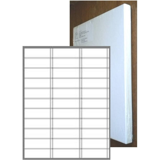 Laser Format Piggyback Labels, 2.83 x 1 inch, Box of 100 Sheets (33-up ...