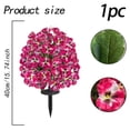 1Bunch Colorful Artificial Ground Insert Flower Plant Vivid Faux Floral ...