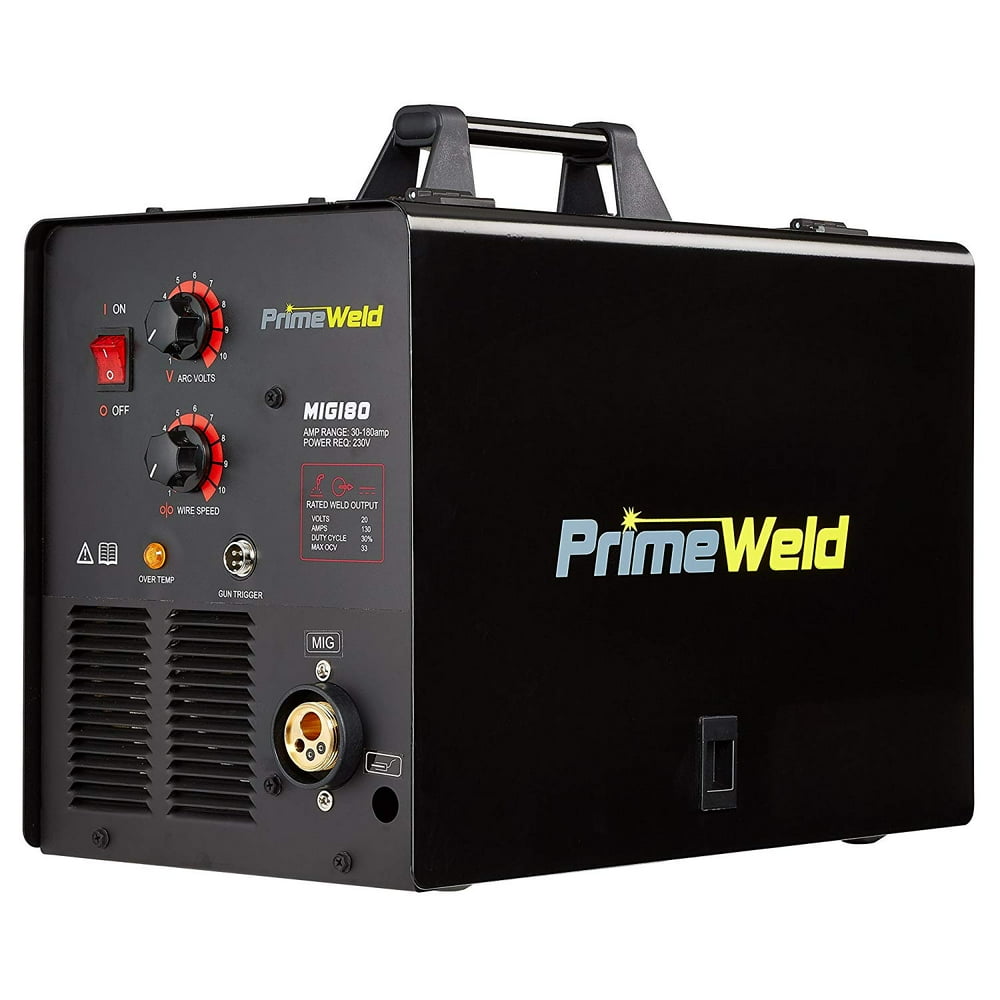 PRIMEWELD MIG180 180AMP Mig Welder with Free Spool Gun, Mask, Aluminum ...