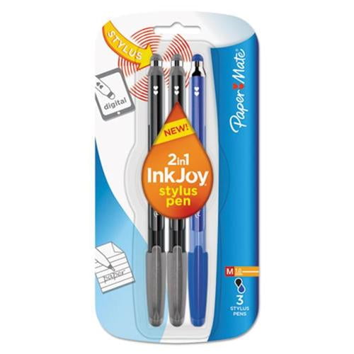Papermate 1924315 1.0 mm. InkJoy 100 Stick Stylus Ballpoint Pens ...
