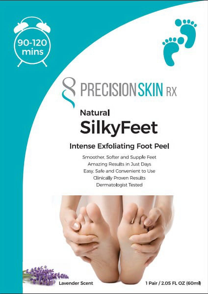 Precision Skin RX Natural Silky Foot Exfoliating Foot Peel Lavender ...
