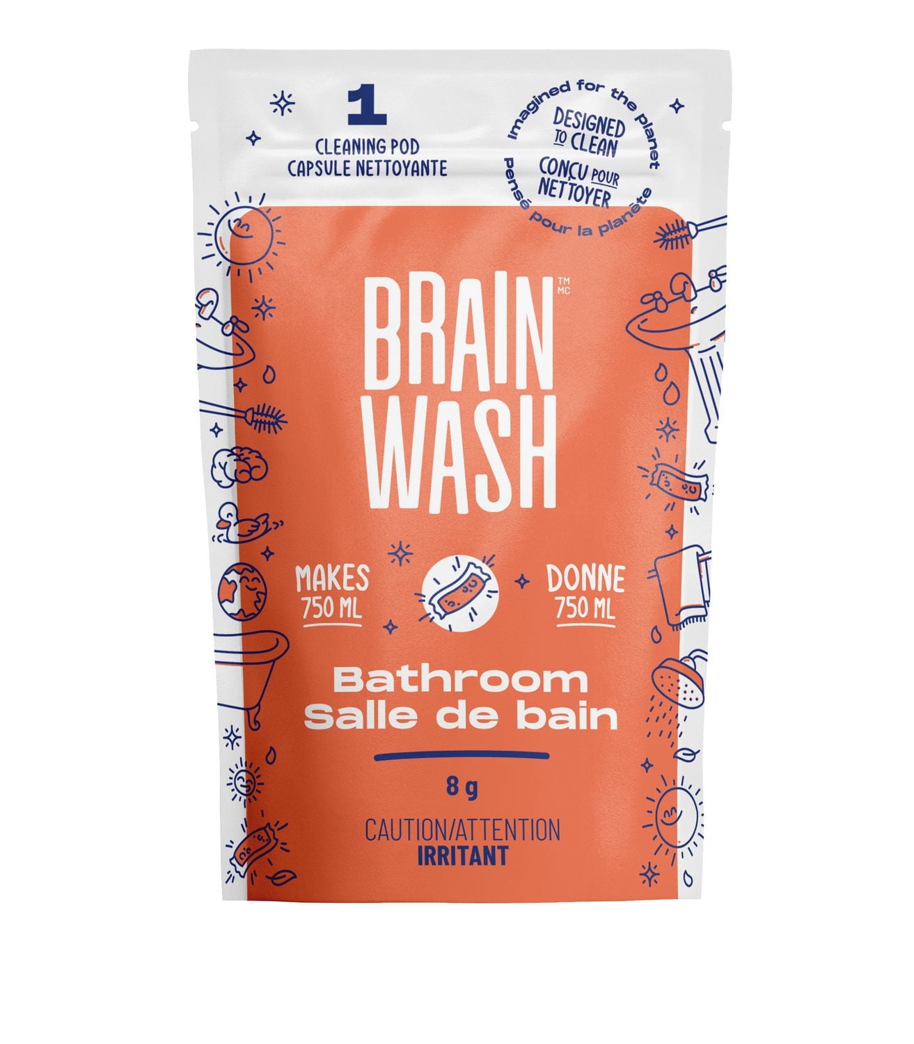 Brain Wash Bathroom Cleaner Refill Pod - Walmart.ca