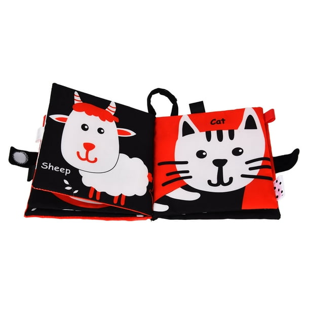 Nouveau-né Doux Bébé Rouge Noir Et Blanc Livres, Bébé Rouge Noir Et ...