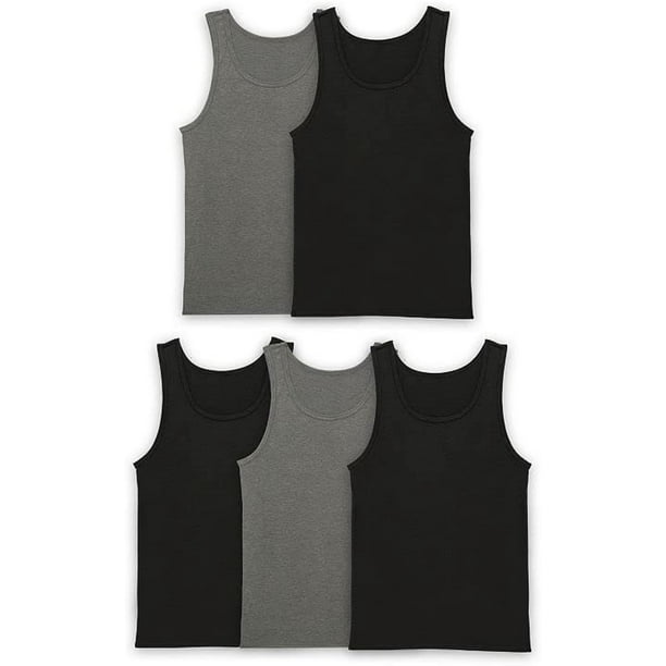 Fruit Of The Loom Mens Essentials 5-Pack Pure Comfort Tanks - Walmart.com