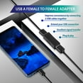 Simyoung USB 3.0 Fem to Fem Extender Adapter, Type A Connectivity ... Simyoung USB 3.0 Fem to Fem Extender Adapter, Type A Connectivity ...