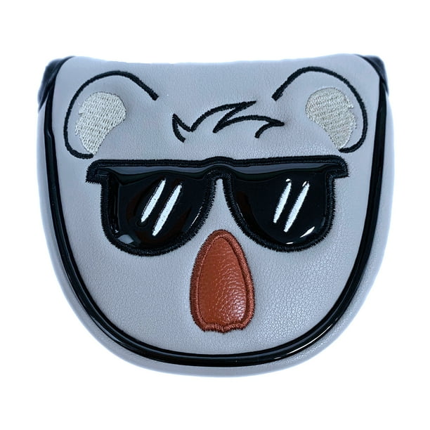 Durable Golf Club Head Cover Koala /Center Putter Mallet Headcover ...