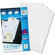 C-Line CD/DVD Refillable D-Ring Binder Kit, Holds 80 Discs, Black - Walmart.com