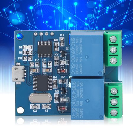 Fyydes USB Relay Module,USB Intelligent Control Switch,Relay Module 2 ...