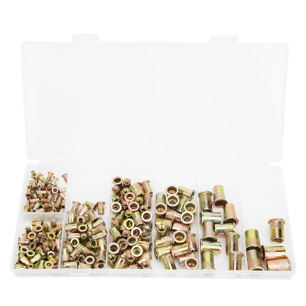 Tuerca de remache NikouMX 225 piezas Acero zinc chapado | Bodega ...