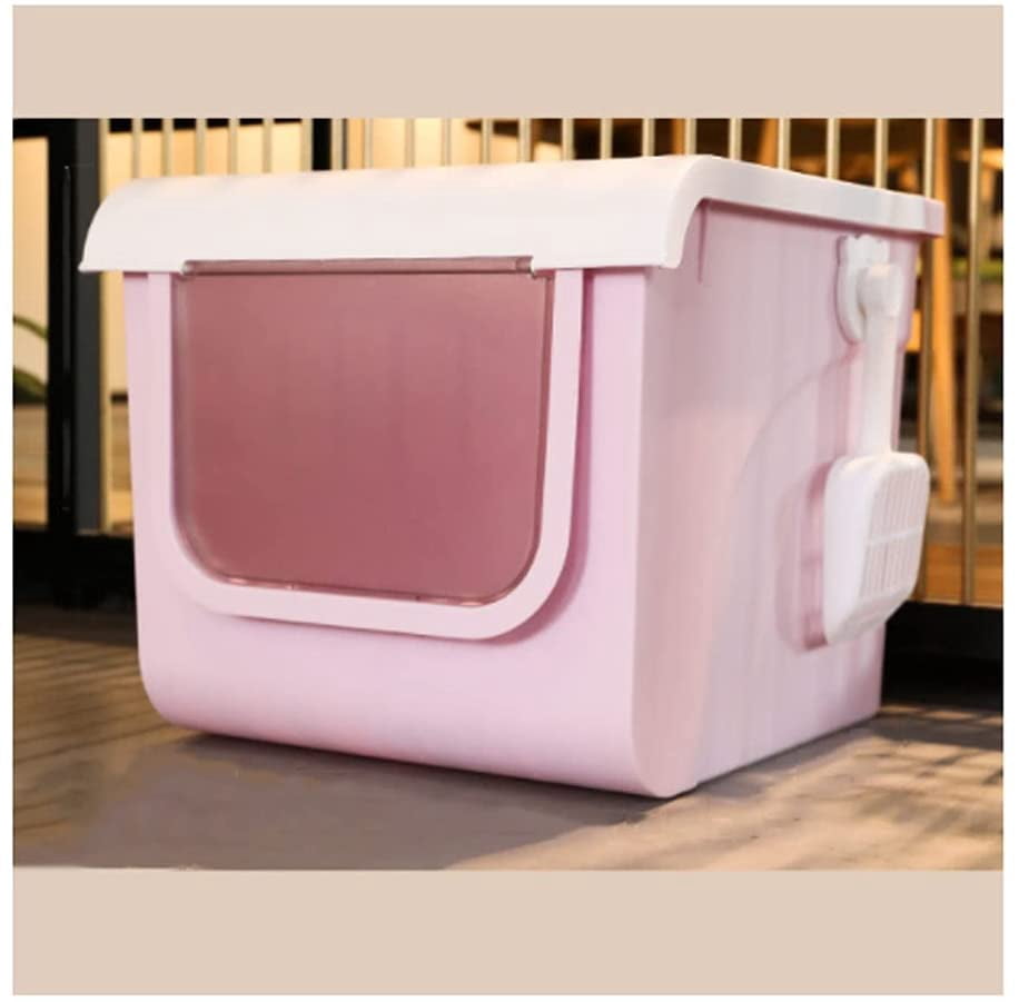 Cat Litter Box Large Space Cat Litter Box with Cat Litter Scoop Splash ...