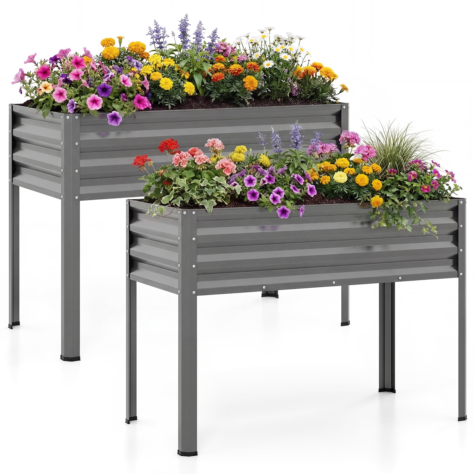 Click here for Costway 2 Pcs Raised Garden Bed With Legs  Electro... prices