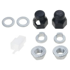 1 Set Bike Nuts Wheel Axle Nut and Safety Hanger Kit Bike Steel Flange ...