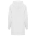 HNMKIU Women's Casual Solid Color Hoodie Medium Long Loose Split Top ...