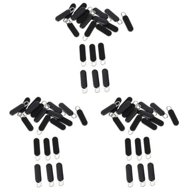 10 Sets Double Open Zipper Repair Latch Kits, #3 Insert Pins for Jacket ...