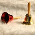 Super Loud Solid Hand Call Bell Wooden Handle Christmas Hand Call Bell ...