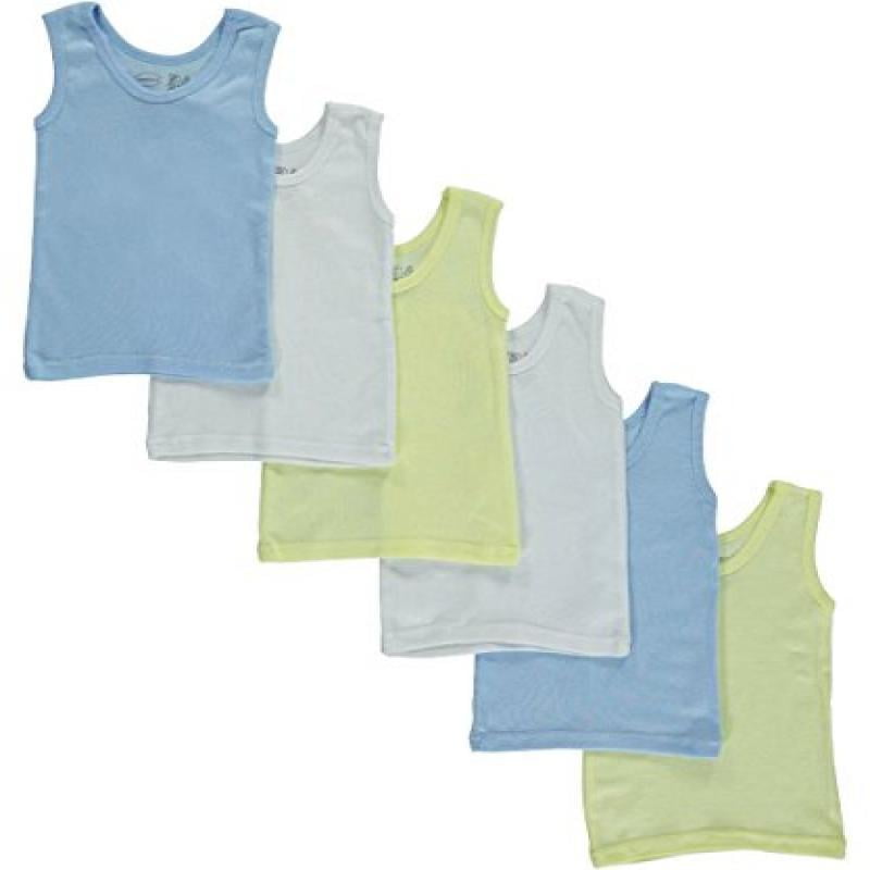 Click here for Bambini Boys Six Pack Pastel Tank Top Medium As De... prices