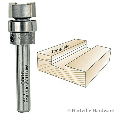 Whiteside 6400 Steel Router Collet for Woodworking - 1/2"SH, 2"CD, 1/2 ...