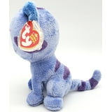 Ty Beanie Baby Periwinkle the Cat, Blue Plush Toy, Purple Spots ...