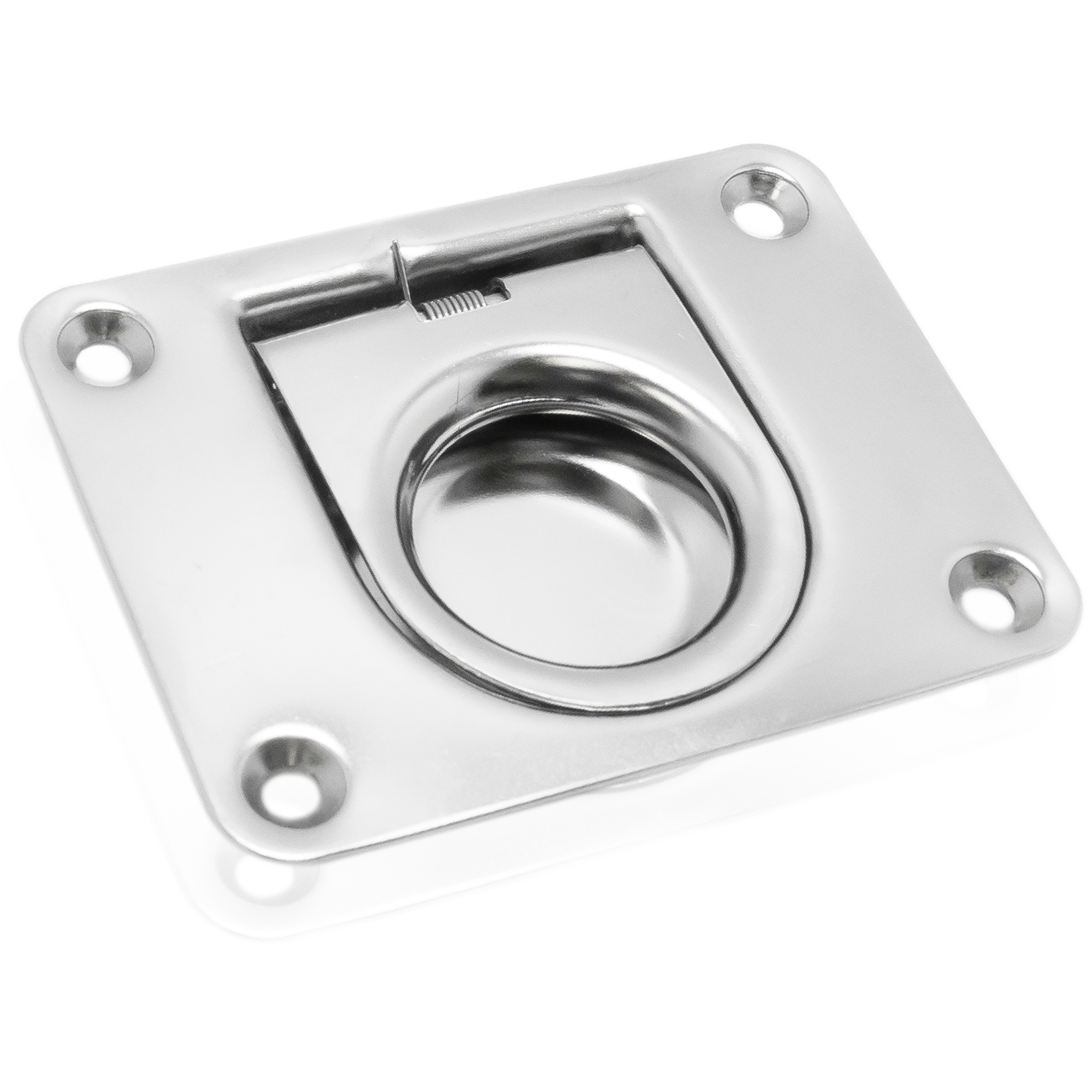 Five Oceans Rectangular Recessed Hatch, Boat Spring Loaded Pull Ring 3 ...