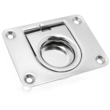 Five Oceans Rectangular Recessed Hatch, Boat Spring Loaded Pull Ring 3 ...