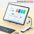 Duomigo, USB C Hub Splitter, 8 in 1, 4 USB Ports, TF/SD Card Reader ...