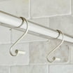 Better Homes & Gardens U-Shape Rustproof Double Shower Hooks, Matte ...