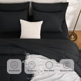 7pcs Comforter Set Queen Size Black - Bed In A Bag Set, Bedding Sets ...