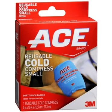 ACE Brand Reusable Cold Compress, Large, Soft, 7.75" x 11.87", 1/Pack ...