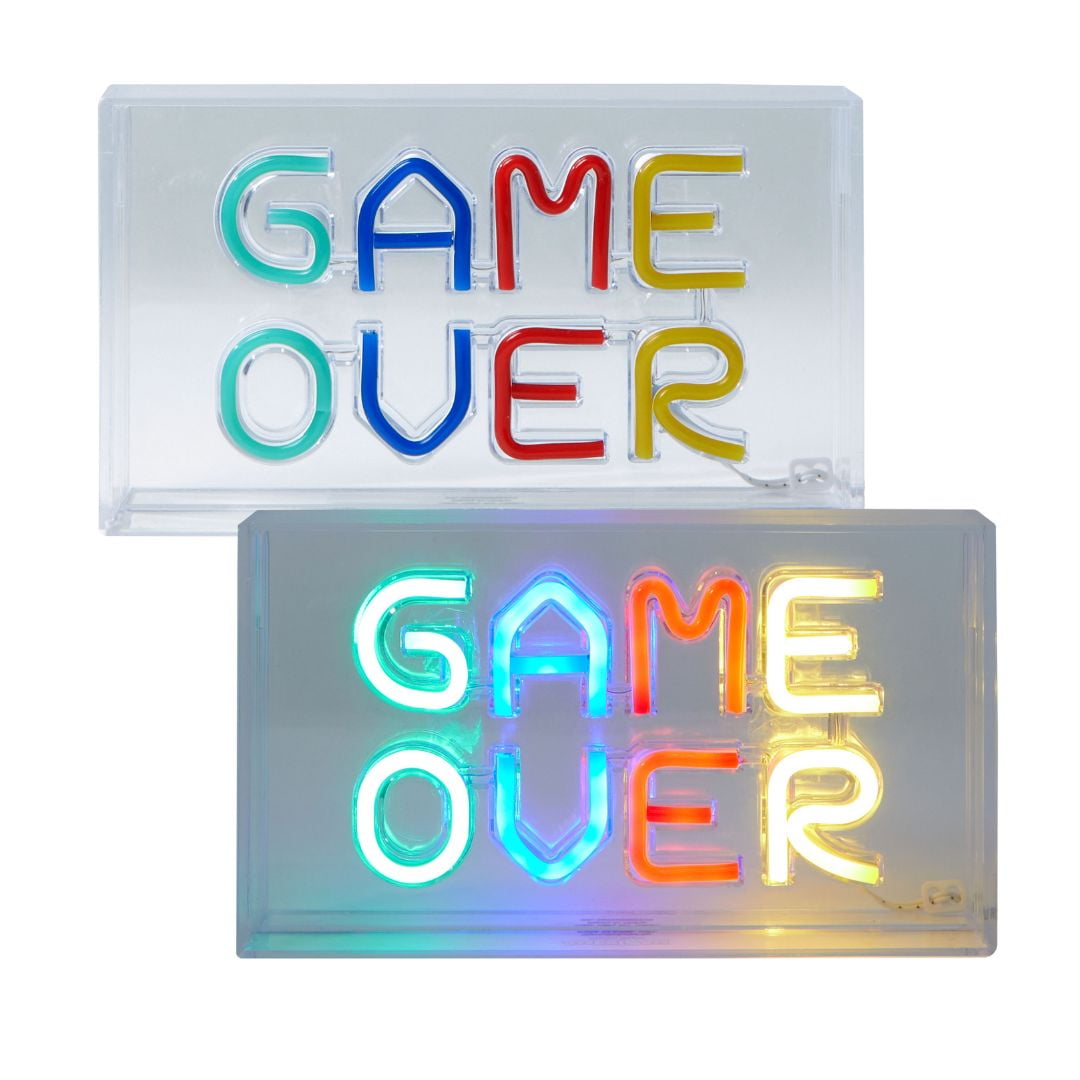 Click here for H-Heritage Kids Game Over Neon Acrylic Lamp Box prices