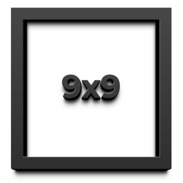 9" x 9" White Belmont Shadow Box by Studio Décor - Memory Box Display ...