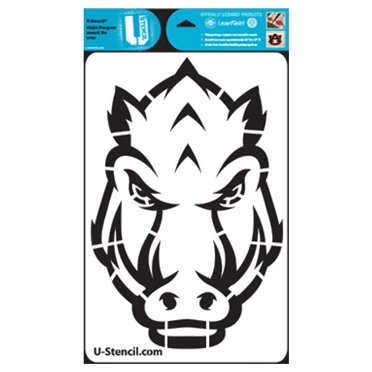 NCAA Arkansas Razorbacks Collegiate Tusk Mini Stencil Kit - Walmart.com