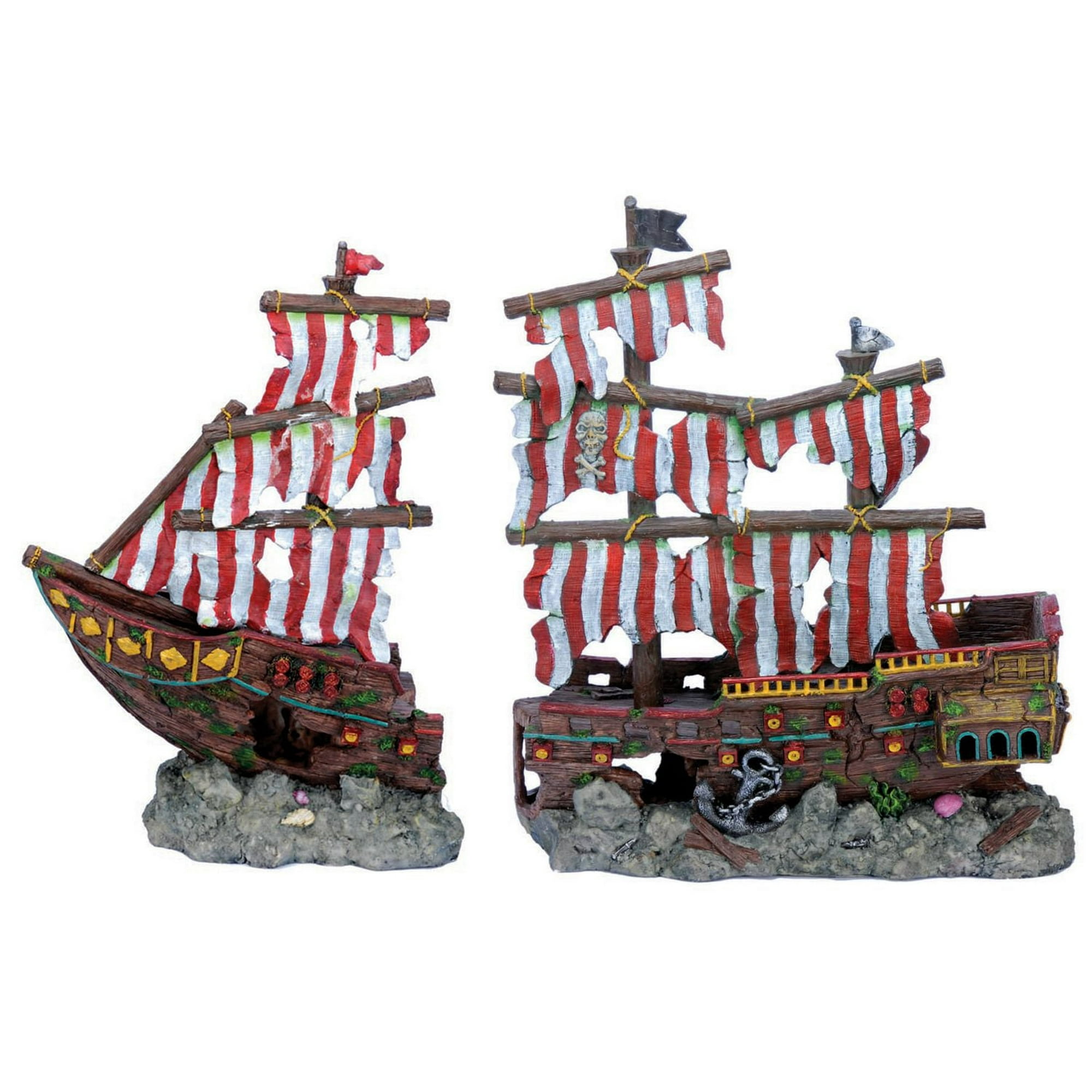 Click here for Penn-Plax Large Pirate Ship - Beautiful Aquarium D... prices