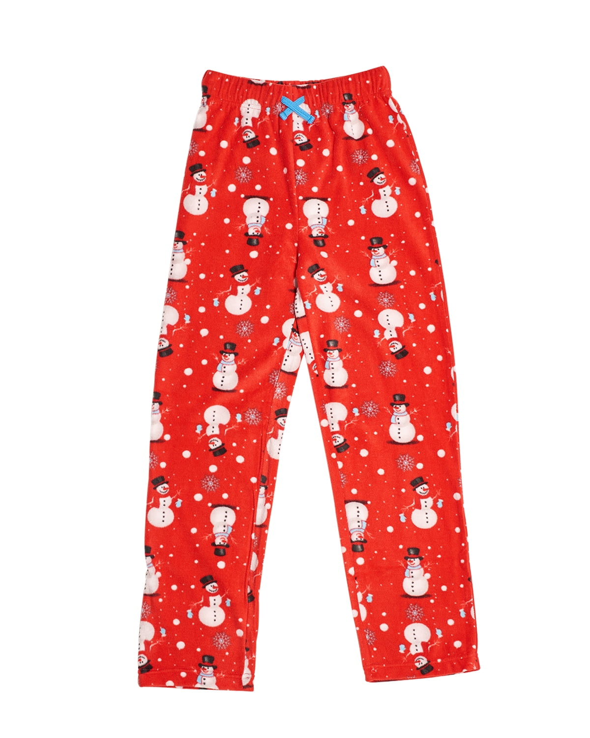 Ashford & Brooks Junior Micro Fleece Sleep Lounge Pajama Pants - Red ...