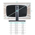 Orange Geometric TV Dust Cover 85 Inch, Stripe Computer Monitor Cover ...
