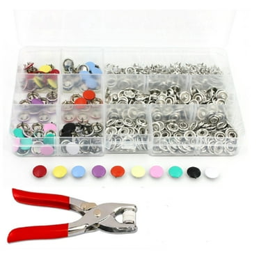 50 Sets Sewing Snaps Snaps Fastener Tool Mixed Colors Snaps Hand Pliers ...