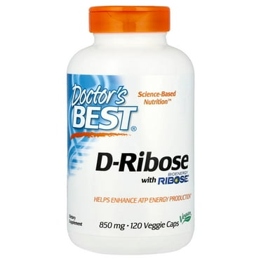 Doctor's Best D-Ribose with BioEnergy Ribose, 50 Servings - Walmart.com