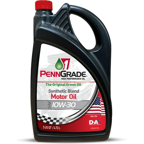 PENN GRADE 1 71196, Synthetic Blend High Performance Oil SAE 20W-50, 12 ...