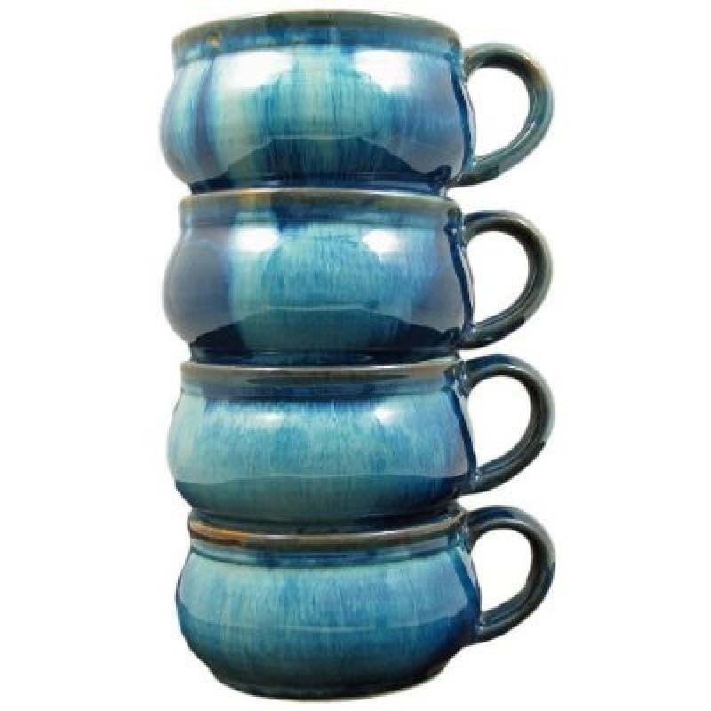 Set Of (4) Four - PRADO STONEWARE COLLECTION - Stacking / Stackable ...