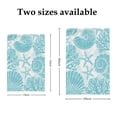 Aqua Coastal House Flags For Outdoor, Beach Starfish Nautical Coral ...