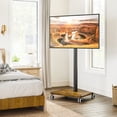 TAVR Furniture Mobile Swivel TV Stand for 32-60 inch TVs, Height ...