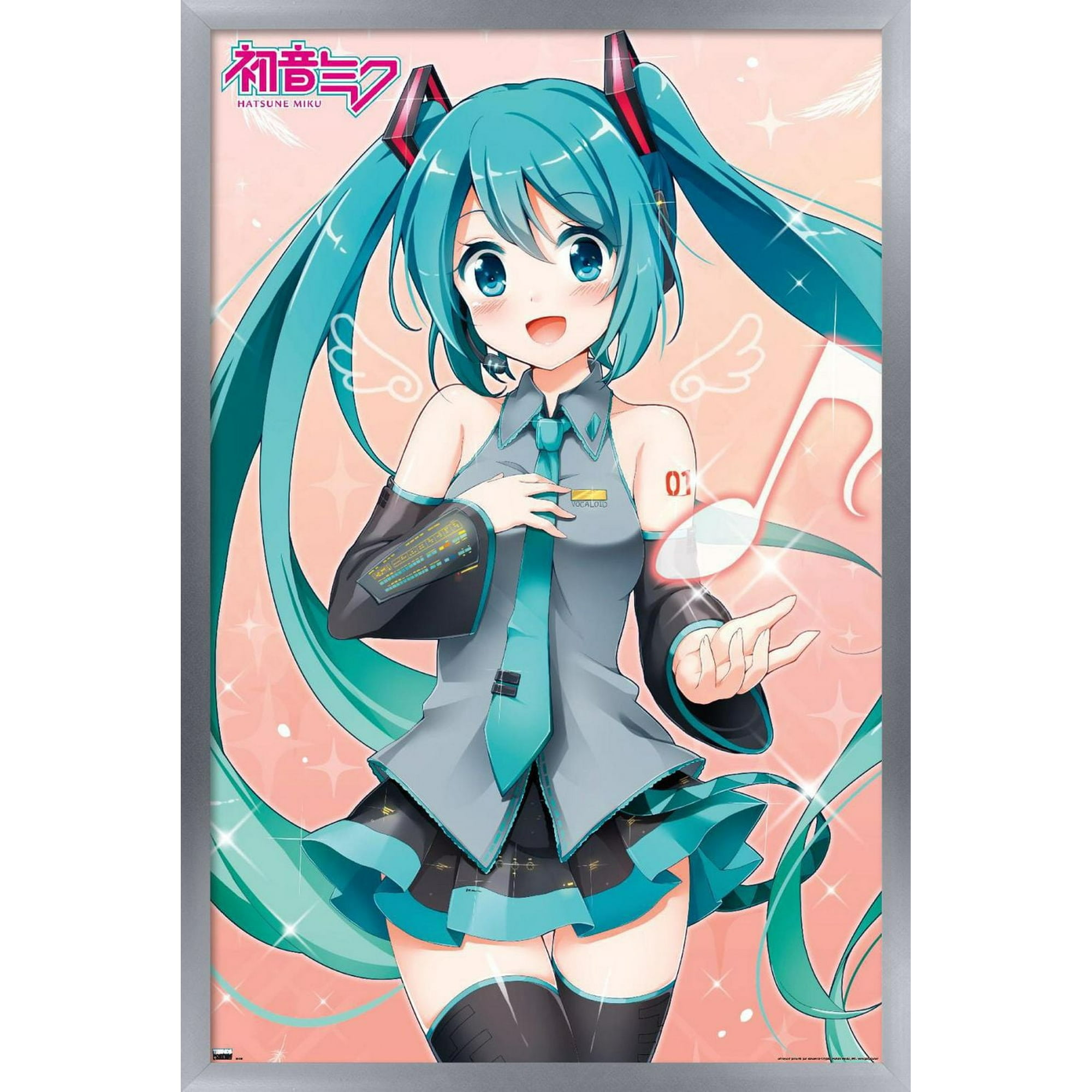 Click here for Trends International Hatsune Miku - Music Note Wal... prices