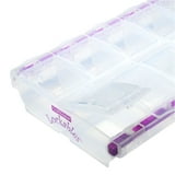 Craft Mates Portable Arts Storage Container System, 14 Locking ...