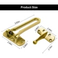 Door Reinforcement Lock Latch Swing Bar Lock for Home Security Front ...