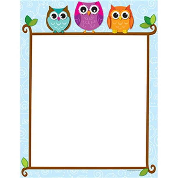 Carson Dellosa Cd 118118 Colorful Owls On A Branch Computer